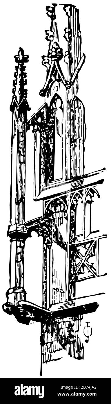 Illustration Of A Buttress