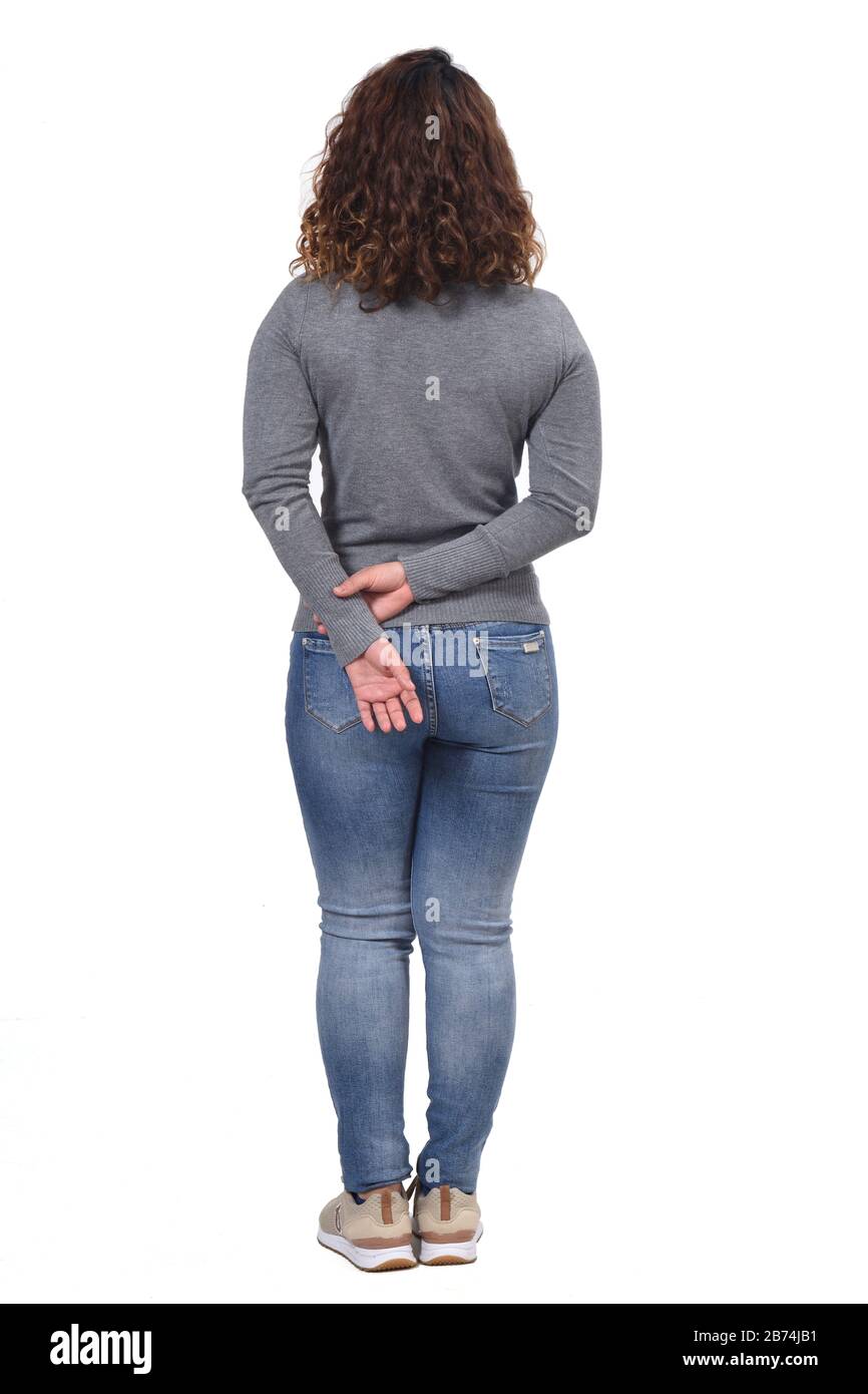 Women from behind Cut Out Stock Images & Pictures - Alamy