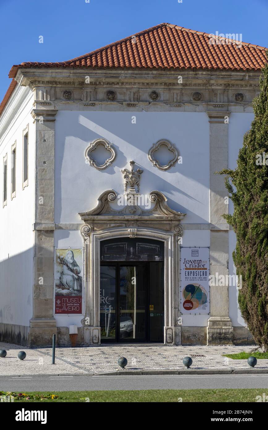 AVEIRO, PORTUGAL - Feb 19, 2020: Museum of Aveiro Santa Joana, located ...