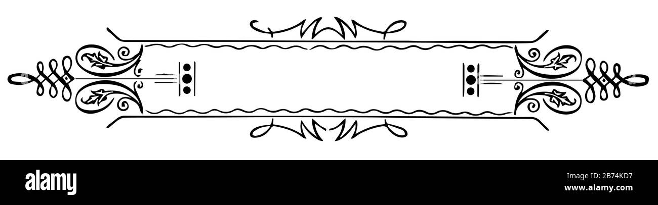 Calligraphic banner is an ancient craft, it is a horizontal frame flag ...