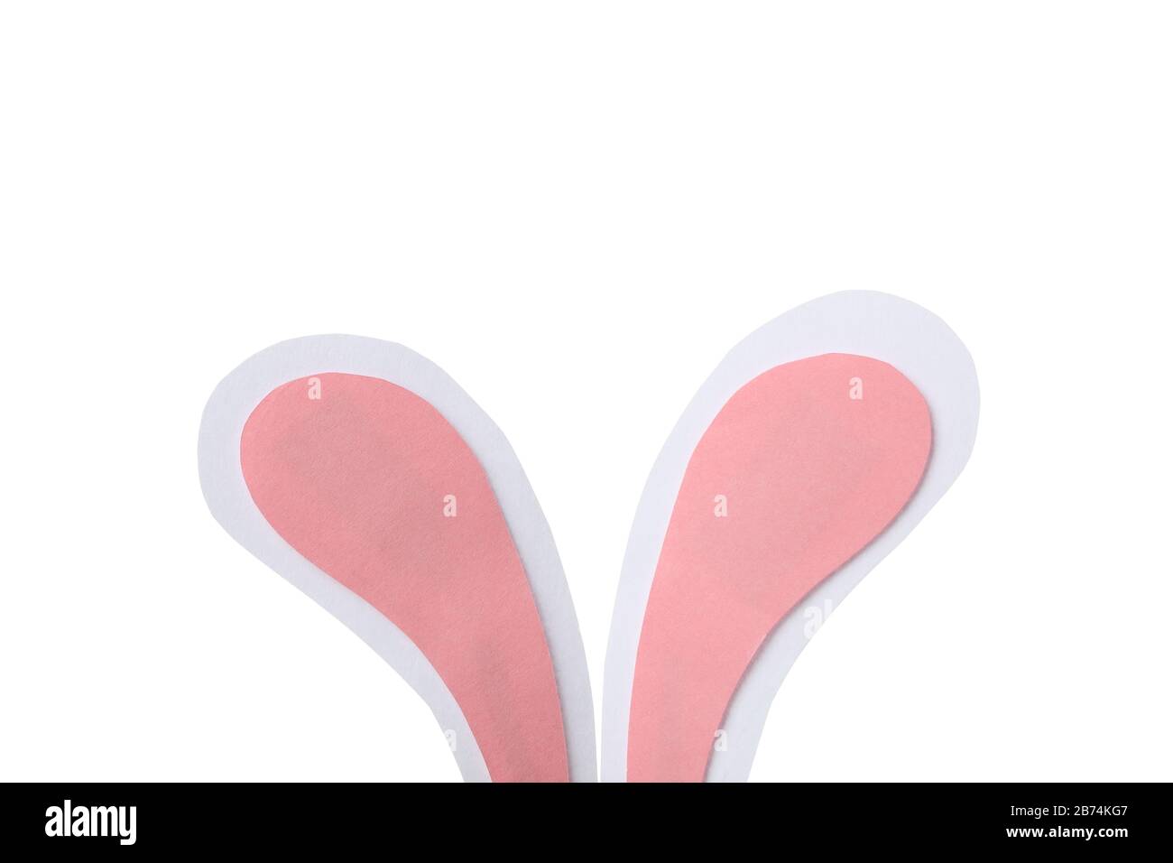 Decorative bunny ears isolated on white background Stock Photo - Alamy