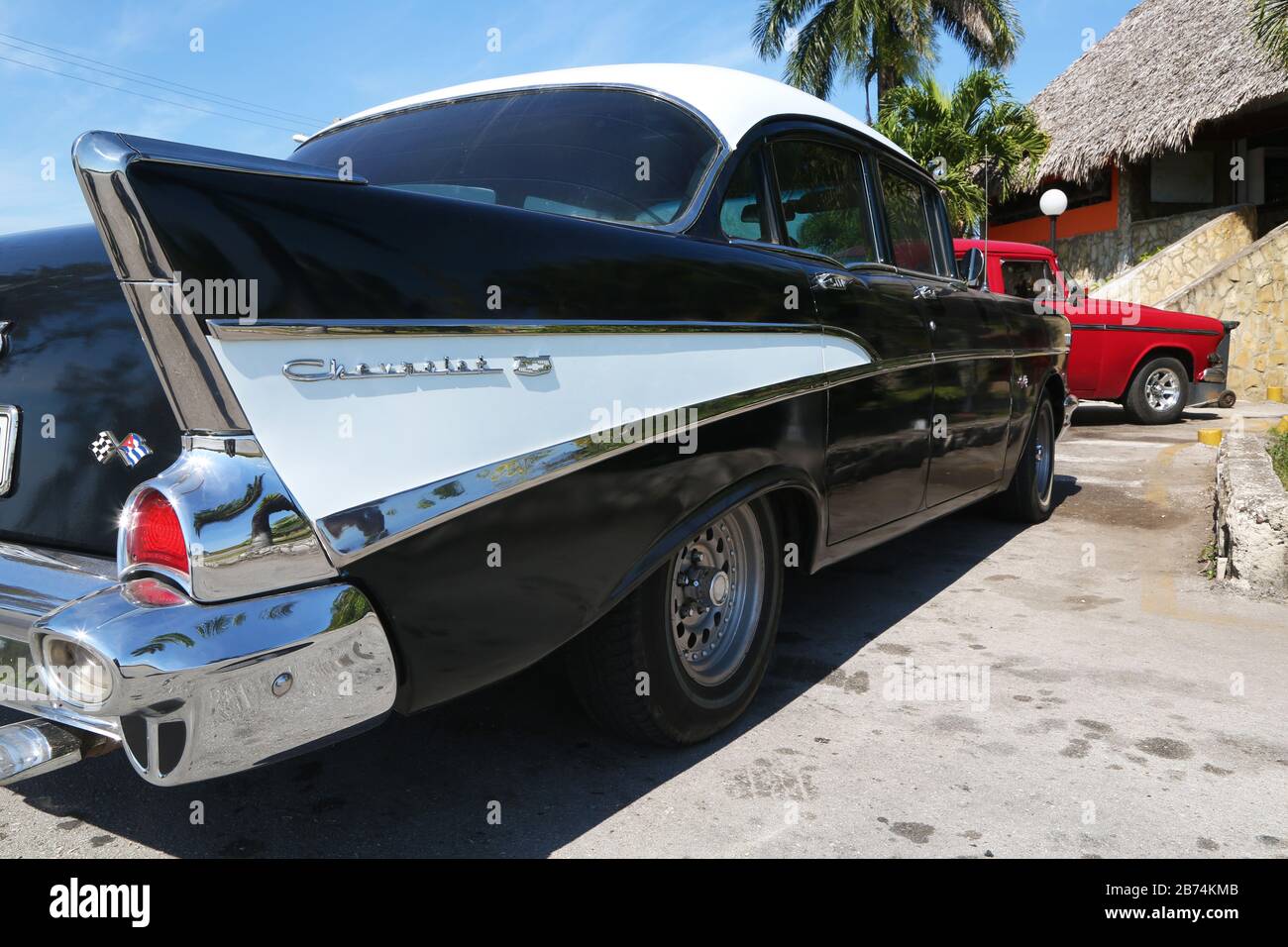 Back of a wonderful classic Chevrolet perfectly mantained Stock Photo ...