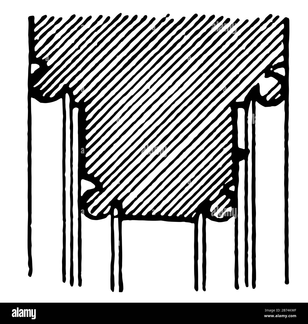 Pier-arch Molding from Chartre, series of columns or piers, elaborate ...