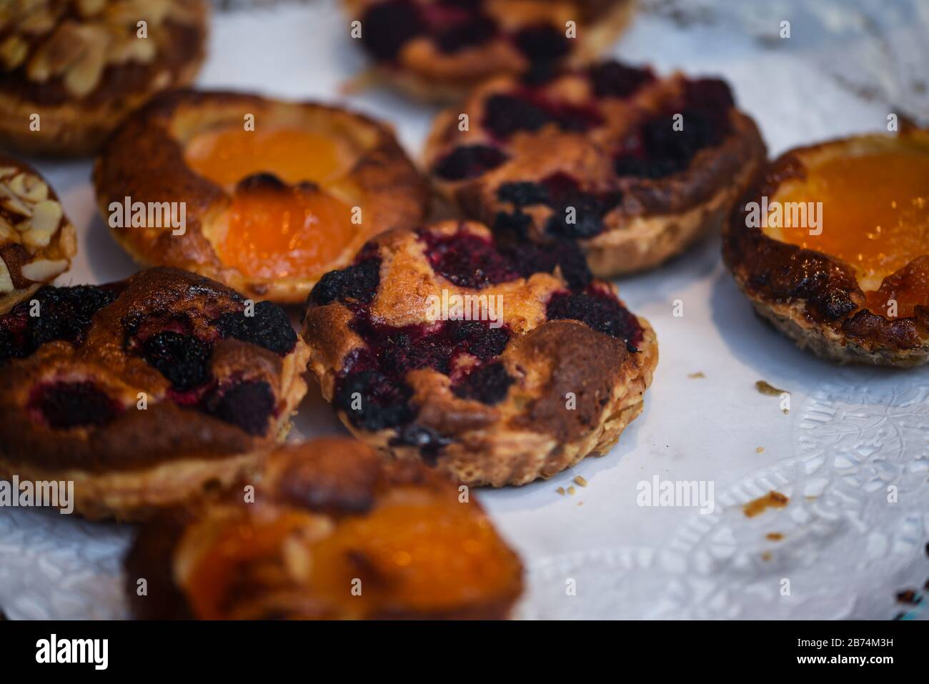 delicious czech bakery breakfast dishes Stock Photo - Alamy