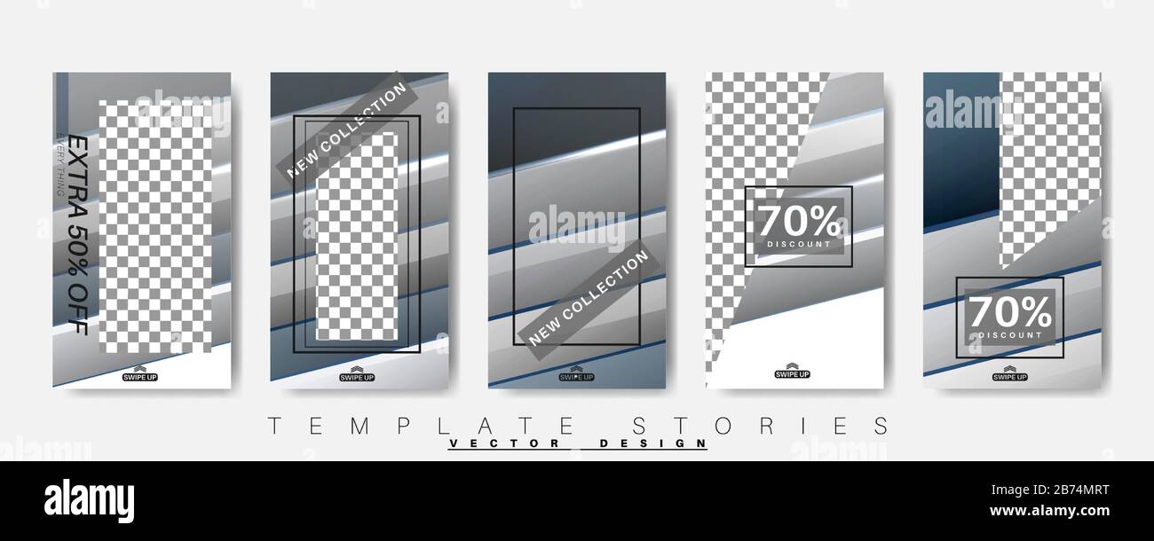 Story background template that can be edited. Vector background for ...