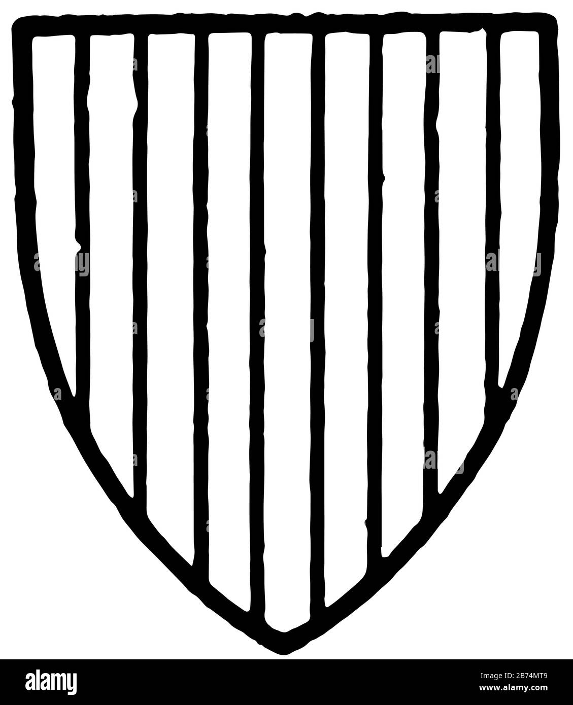 Provence have Four red pales in a golden shield, vintage line drawing ...