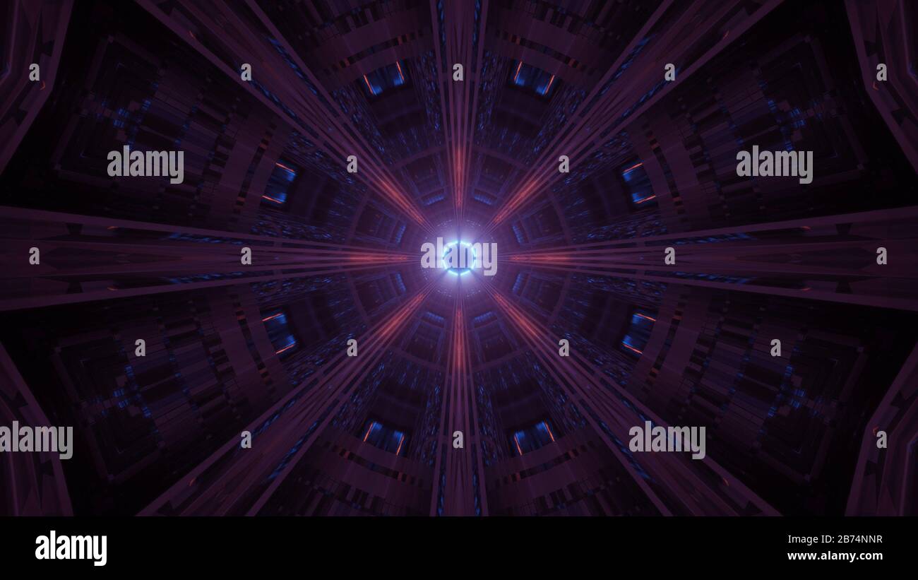 Cosmic environment with colorful neon laser lights - perfect for a ...