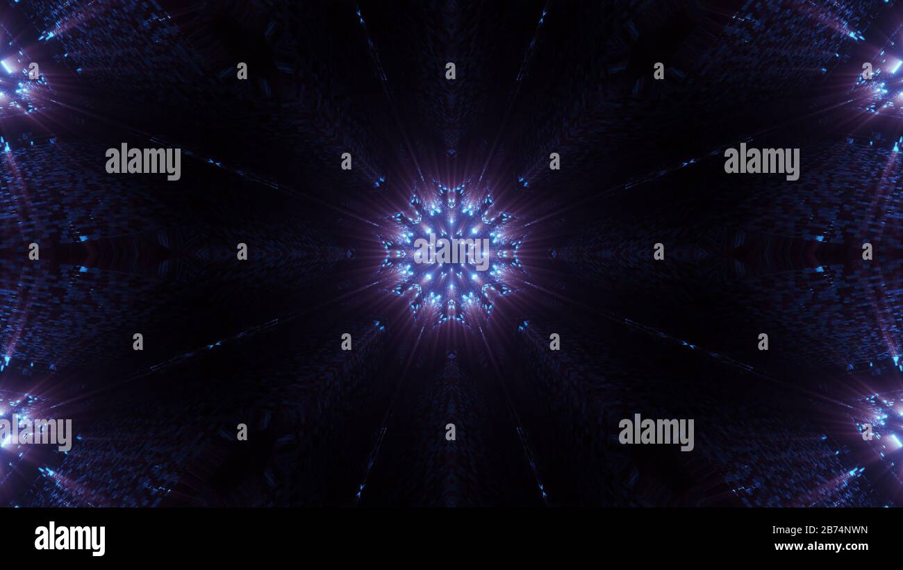 Cosmic environment with colorful neon laser lights - perfect for a ...