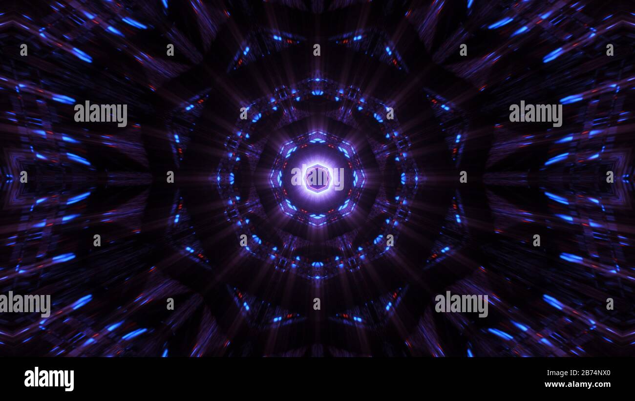 Cosmic environment with colorful neon laser lights - perfect for a ...