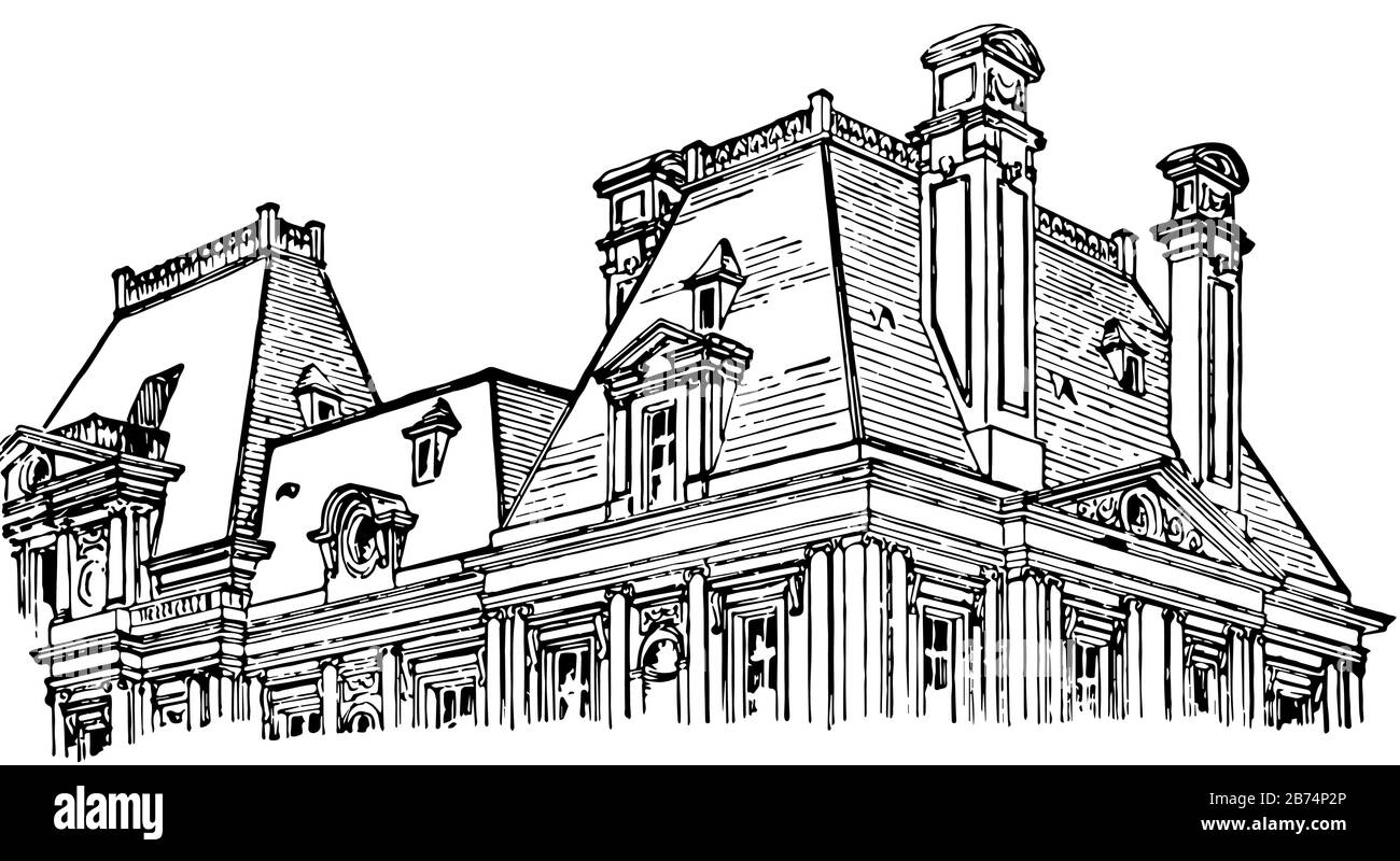 Dormer windows Stock Vector Images - Alamy