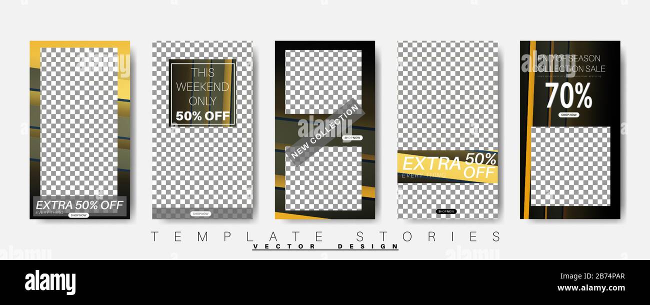 Story background template that can be edited. Vector background for ...