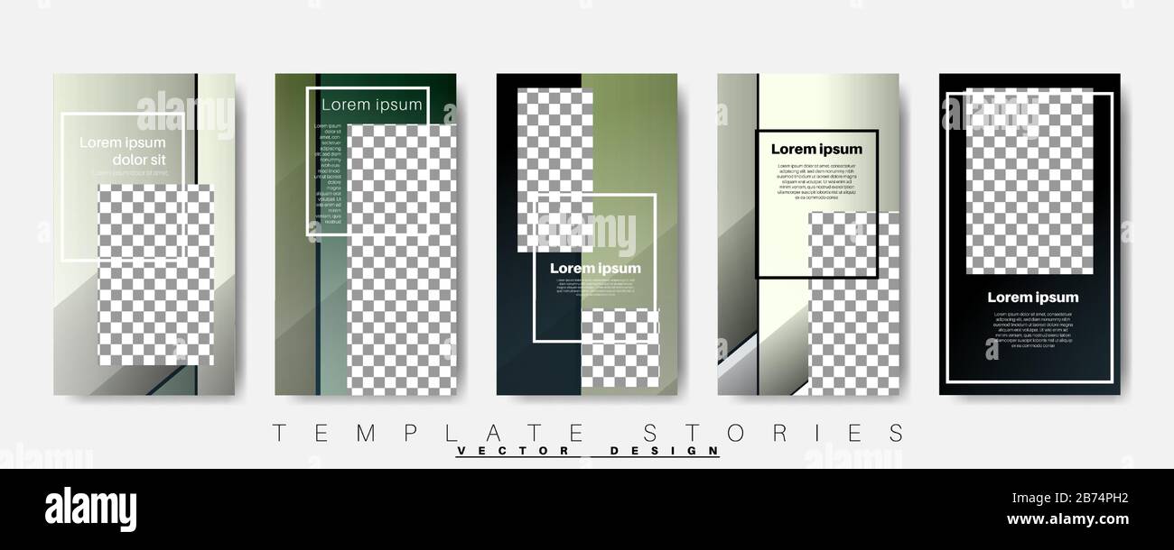 Story background template that can be edited. Vector background for ...