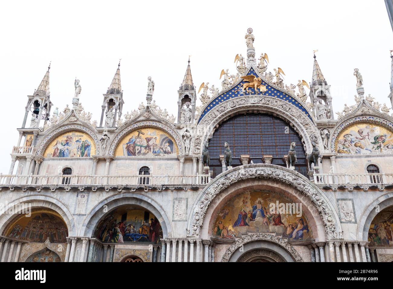 facade of cathedral san mark Stock Photo - Alamy
