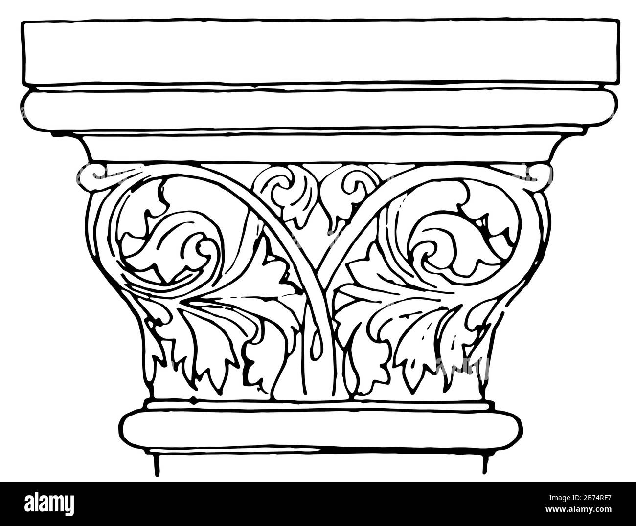 Capital, Twelfth, century, Cathedral, Naumburg, temple, Ilissus, square ...