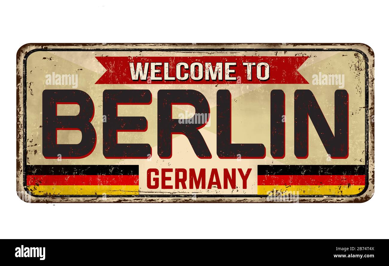 Vintage illustration of berlin hi-res stock photography and images - Alamy