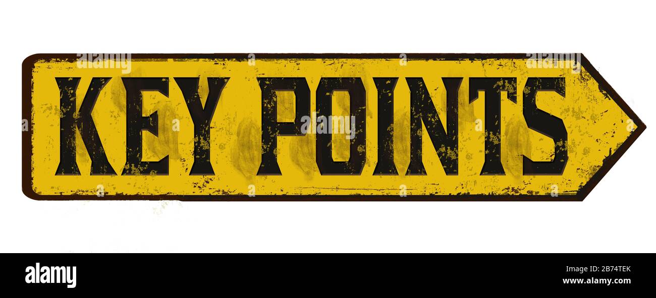 Key Points High Resolution Stock Photography and Images - Alamy