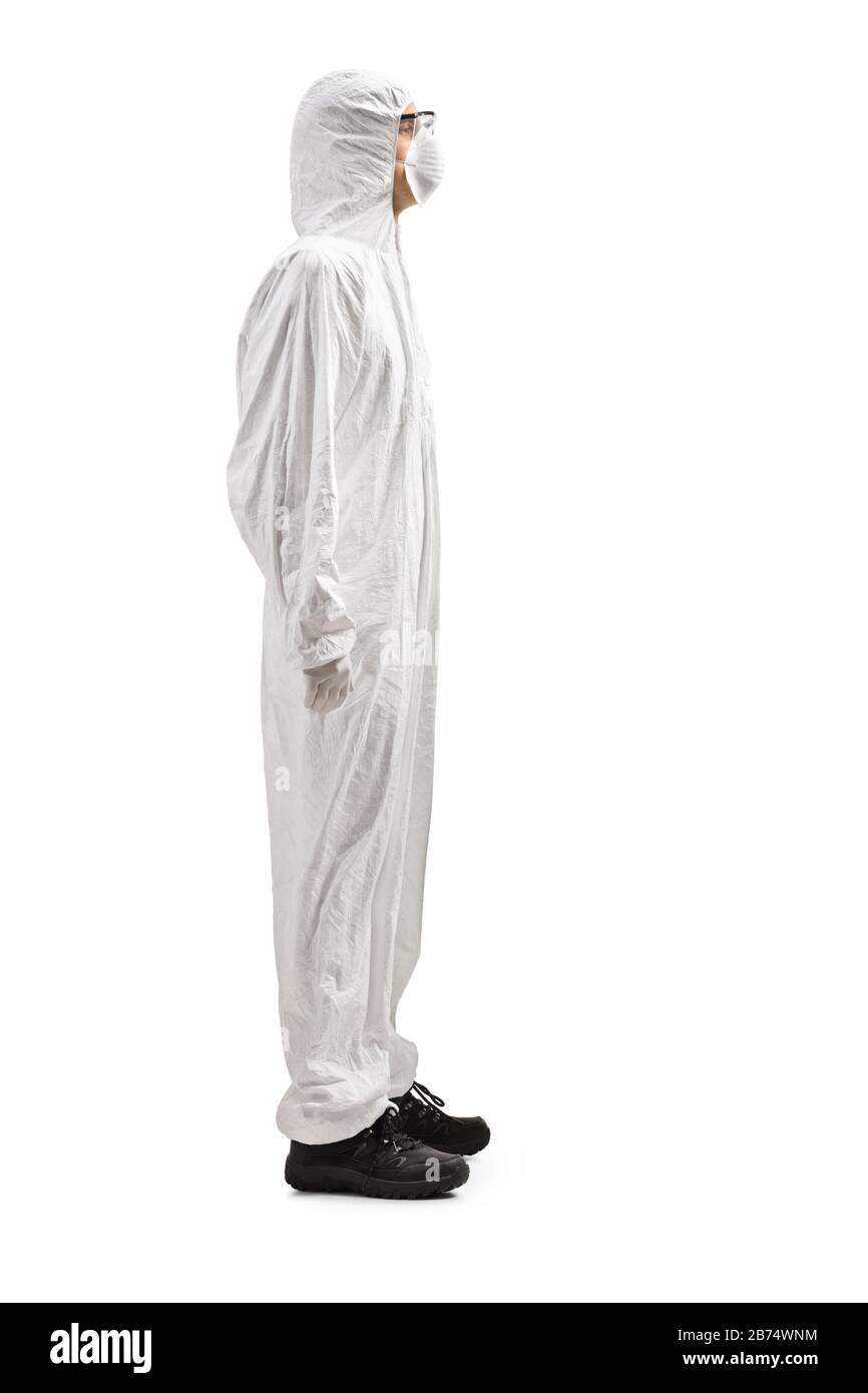 Decontamination suit hi-res stock photography and images - Alamy