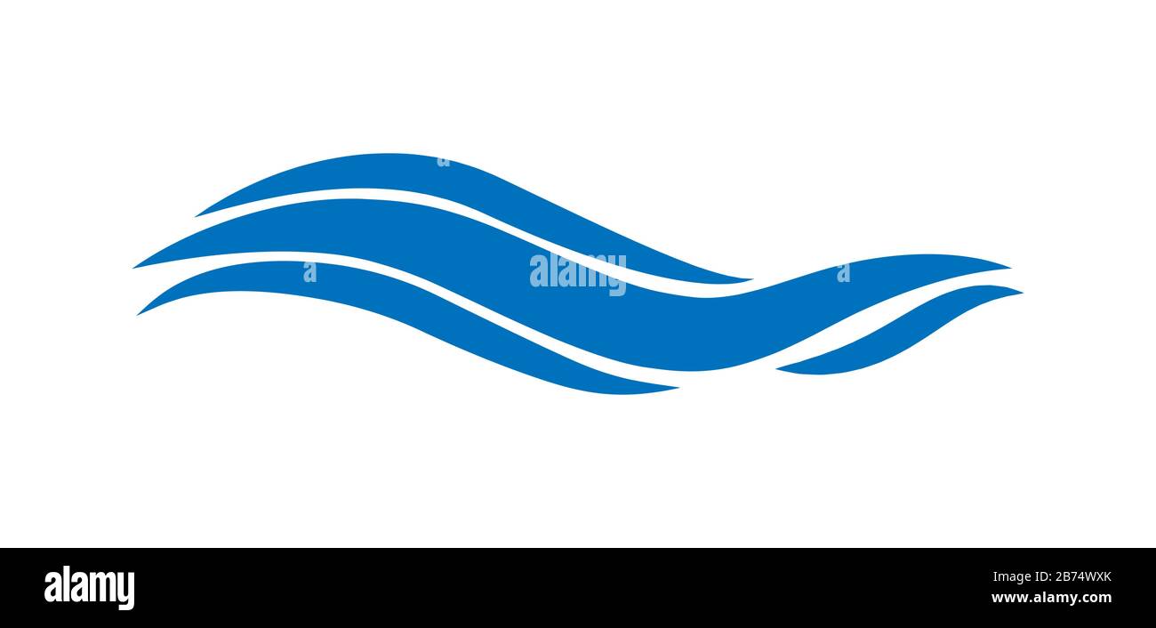 Stylized marine pattern. The excitement of the sea. Abstract water wave ...
