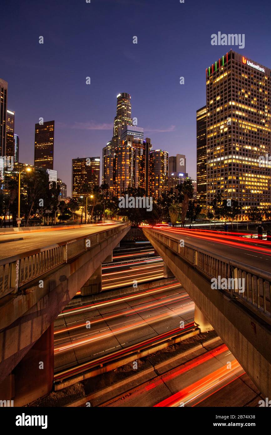 Los Angeles Skyline, California, USA Stock Photo - Alamy