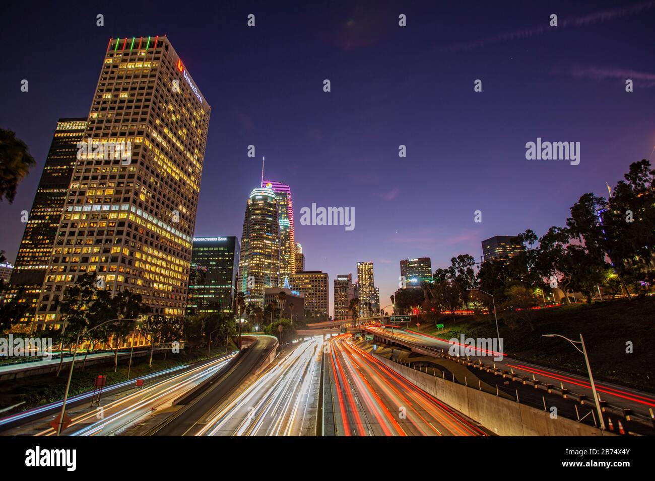 Los Angeles Skyline, California, USA Stock Photo - Alamy