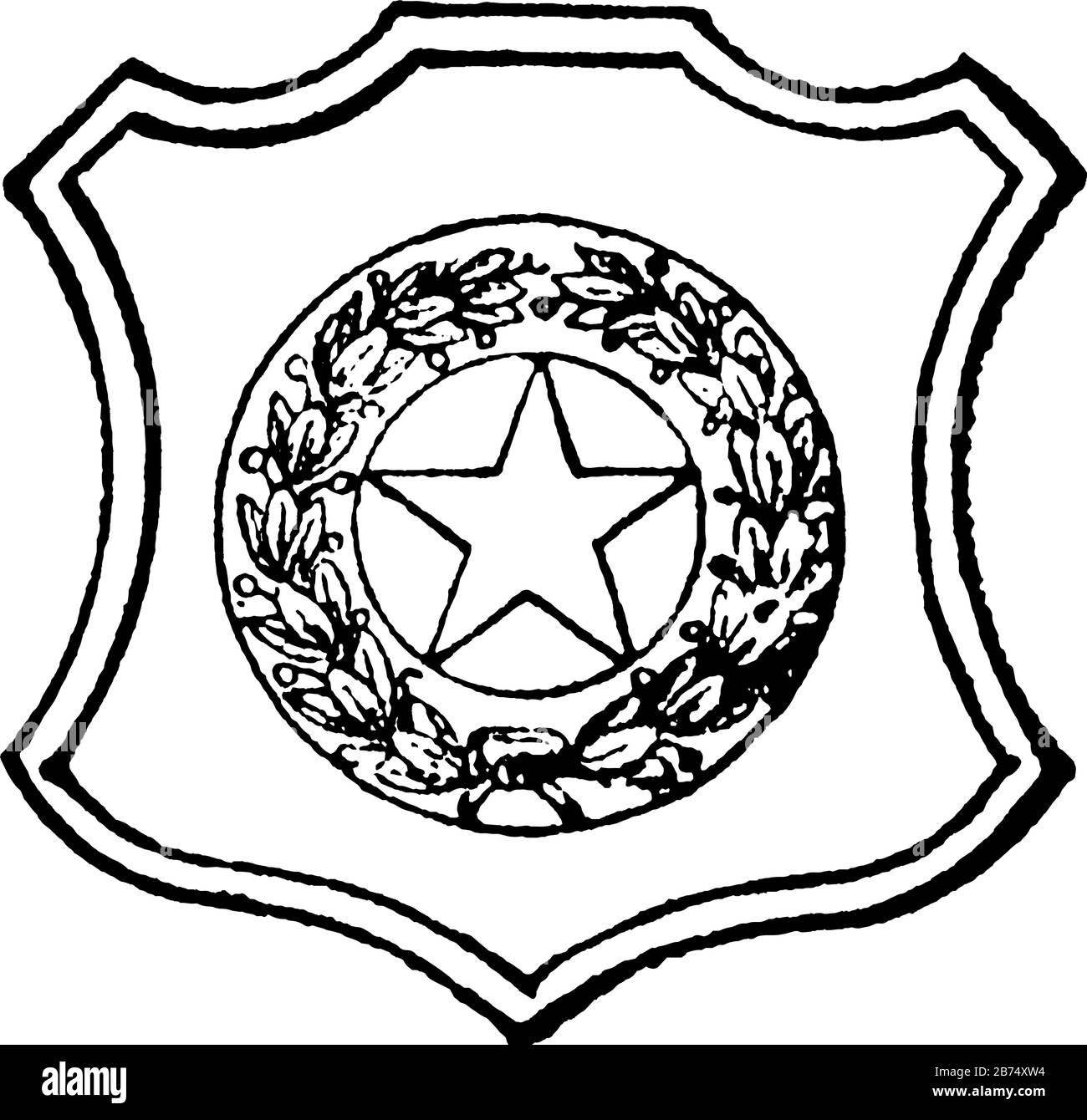 Seal of the state of Texas, 1890, this shield shape seal has star of ...