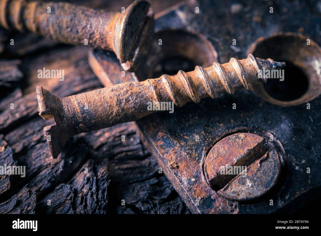 Screws close hi-res stock photography and images - Alamy