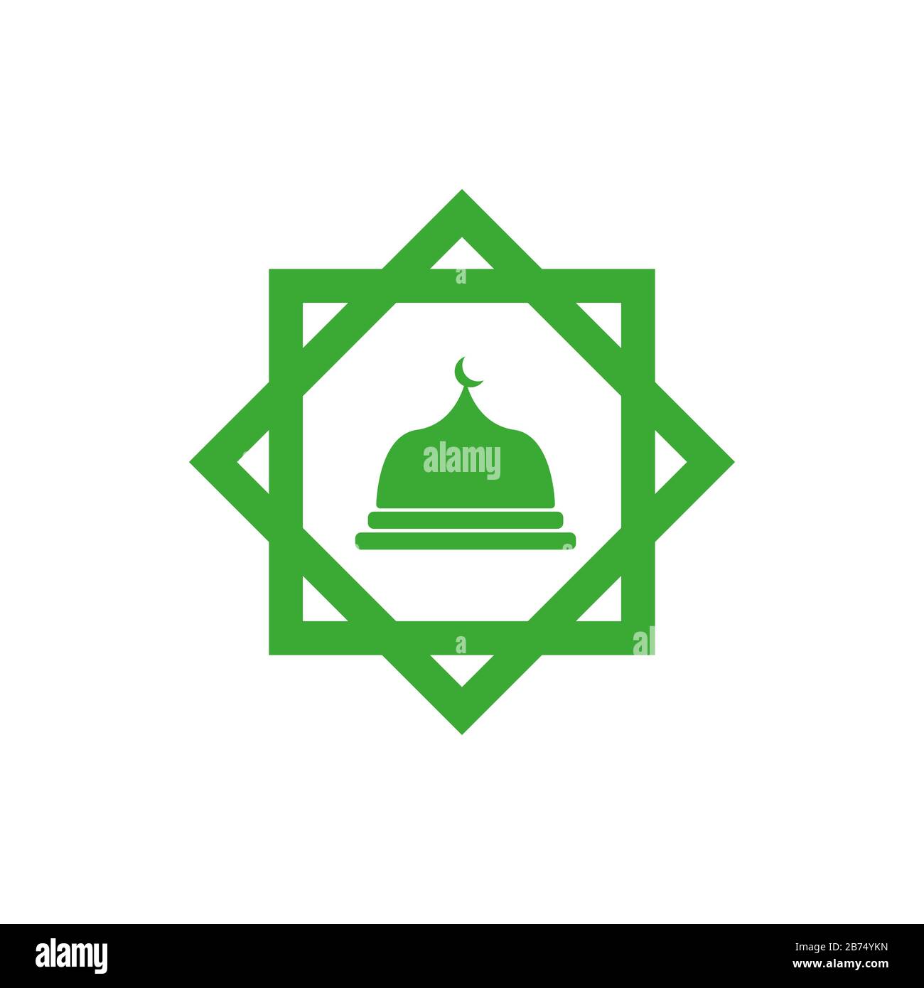 Mosque Logo Template Design Vector, Emblem, Design Concept, Creative ...