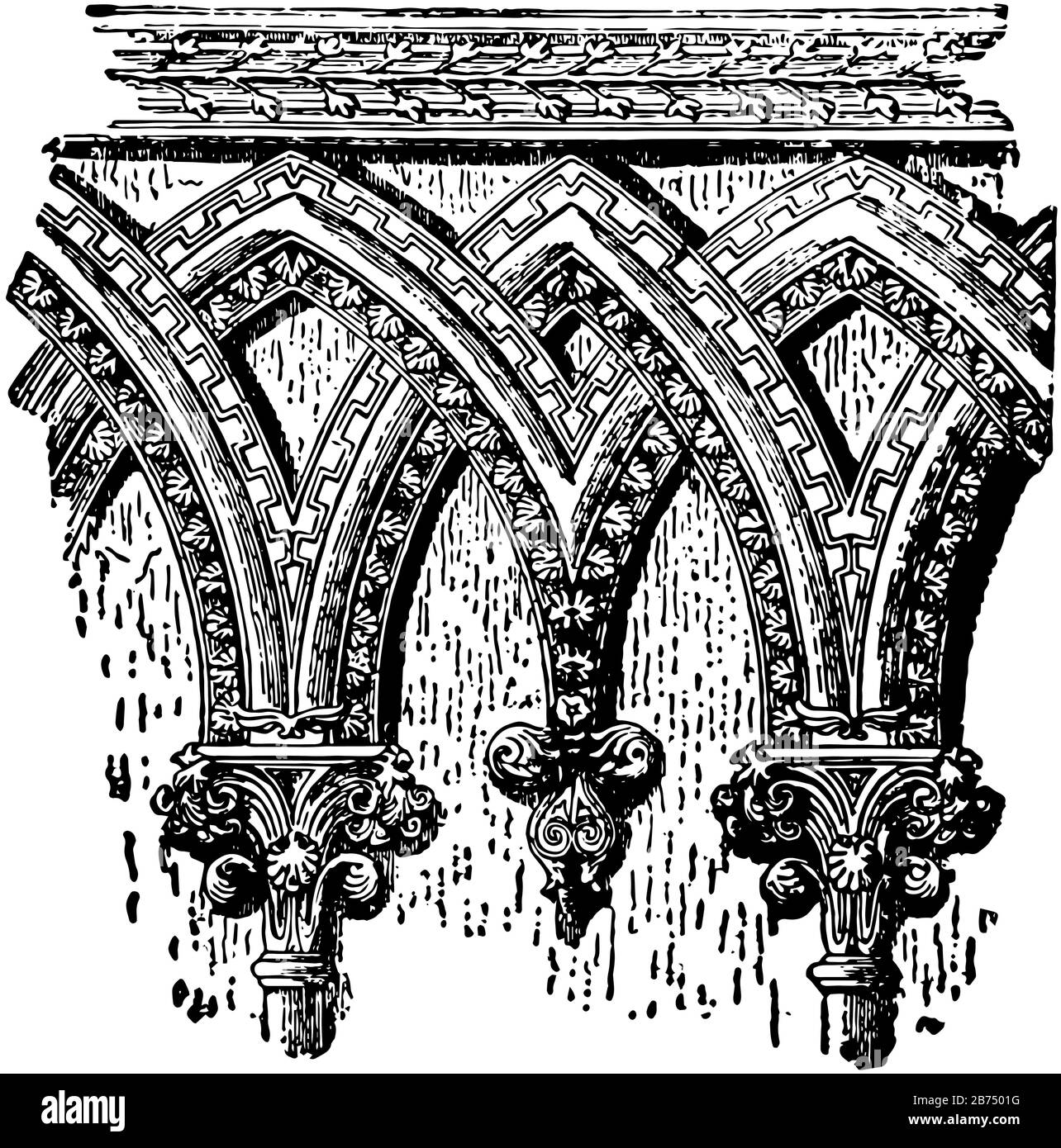 Between triglyphs Stock Vector Images - Alamy
