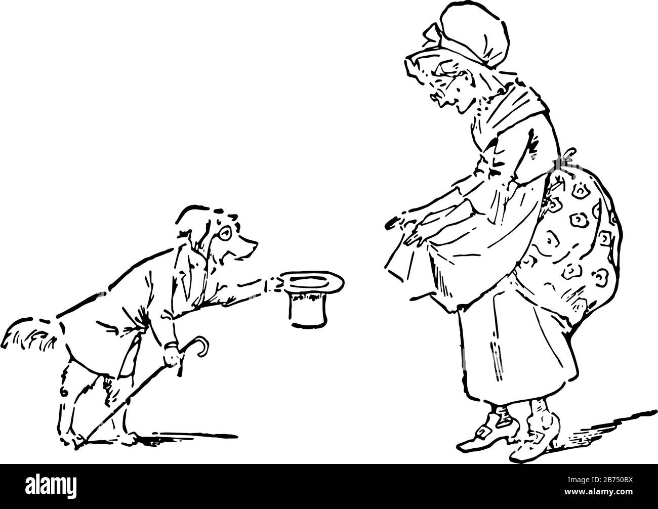 Woman vintage dress holding Black and White Stock Photos & Images - Alamy