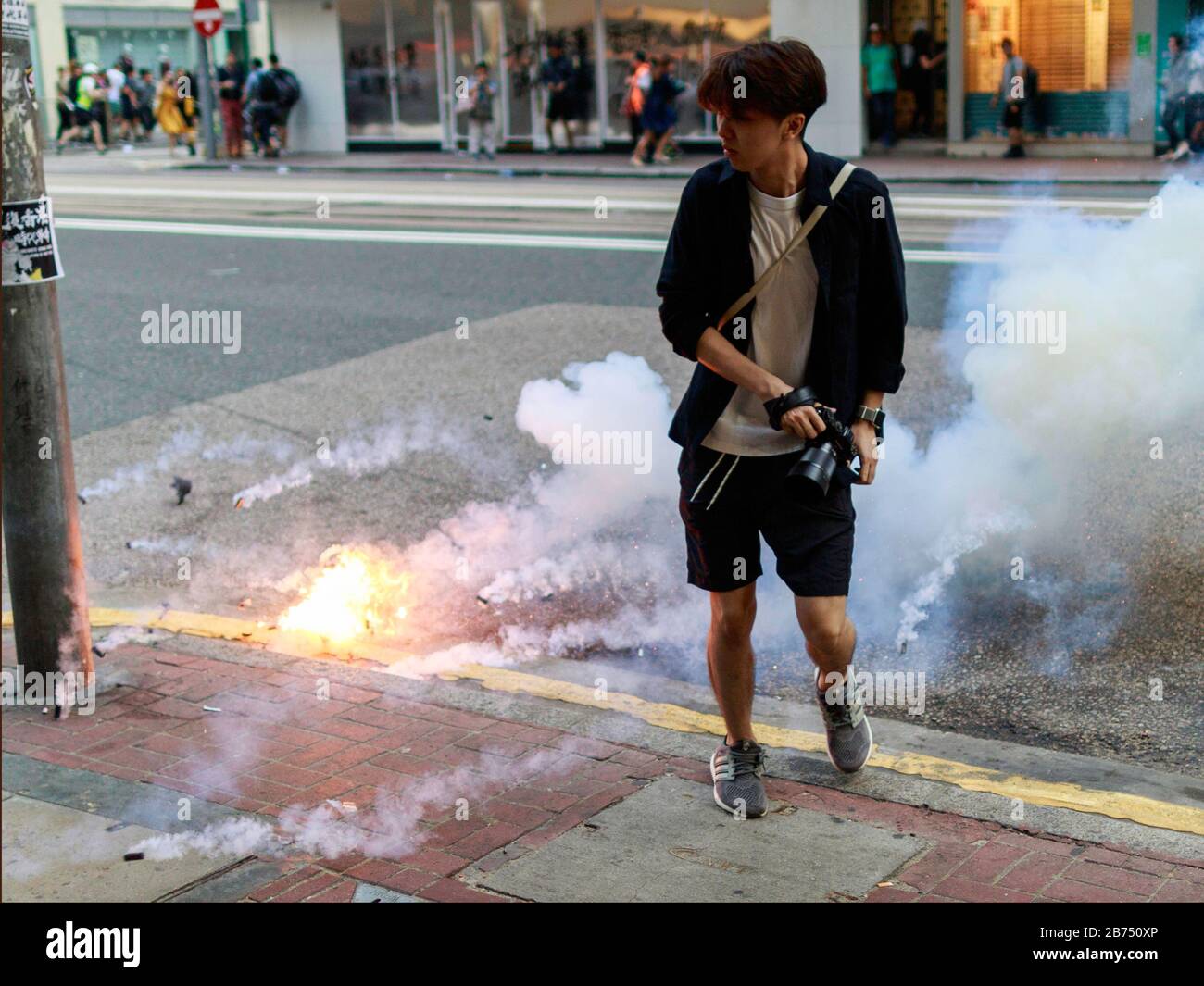 Tear gas grenade hi-res stock photography and images - Alamy