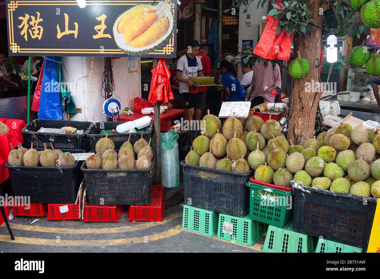06.02.2019, Singapore, Republic of Singapore, Asia - A sales booth for ...