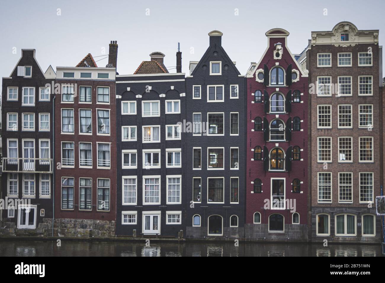 Buildings with cool colorful facades in Amsterdam Stock Photo - Alamy