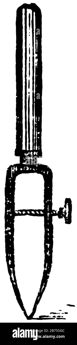 Bow-pen which holds the ink bowed, ink, pens, writing, drawing, metal ...