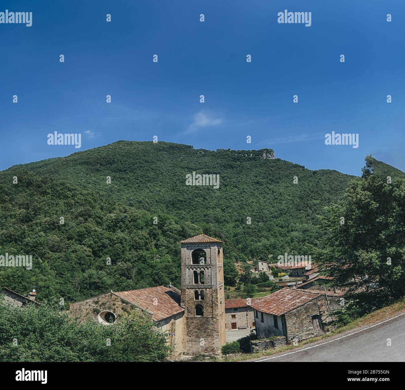 Buildings of the old countryside town Stock Photo - Alamy