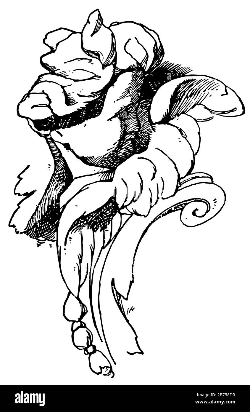 Cherub frame engraving hi-res stock photography and images - Alamy