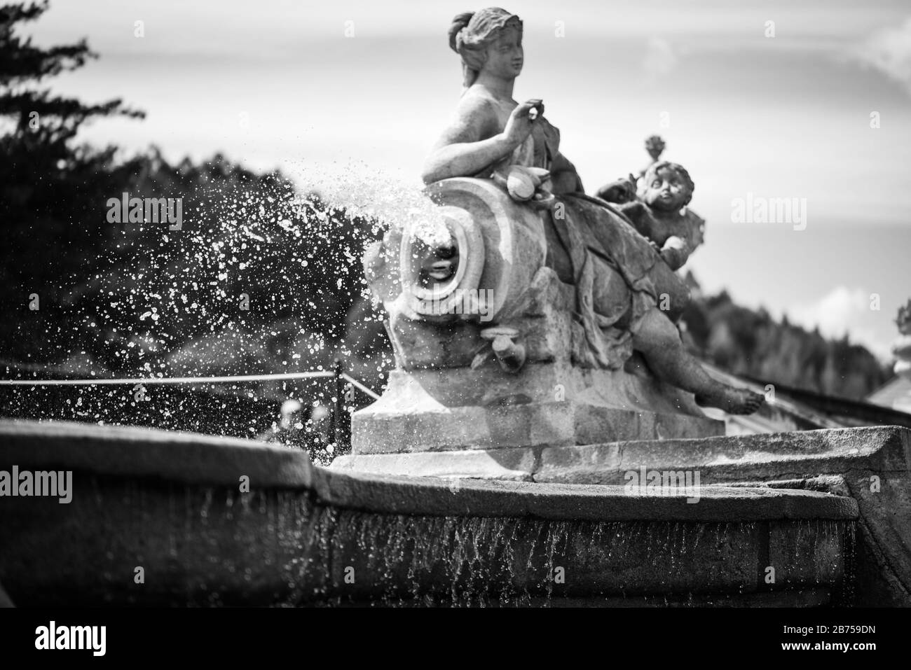 Hot water source in Black and White Stock Photos & Images - Alamy