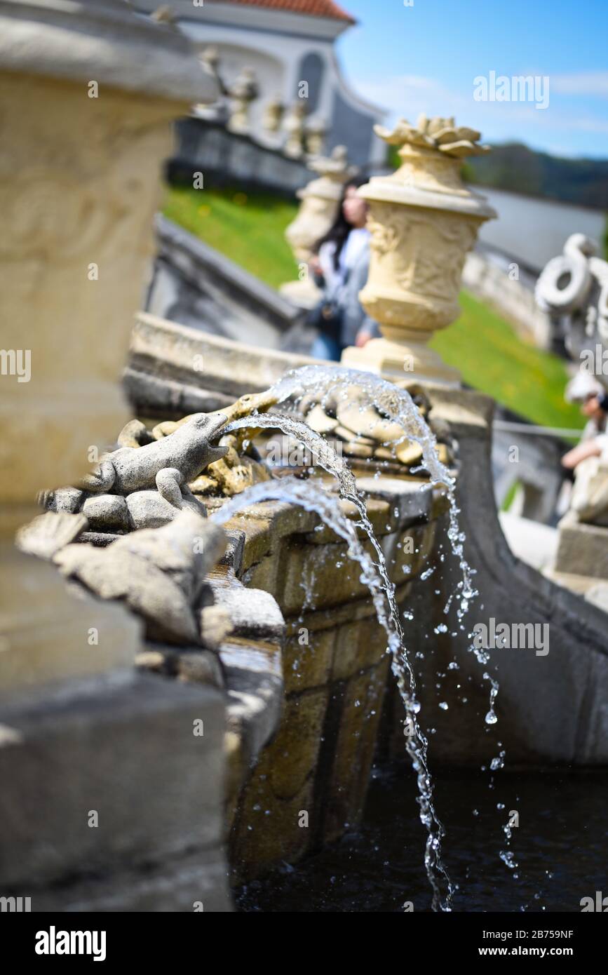thermal water source in Karlovy Vary Stock Photo - Alamy