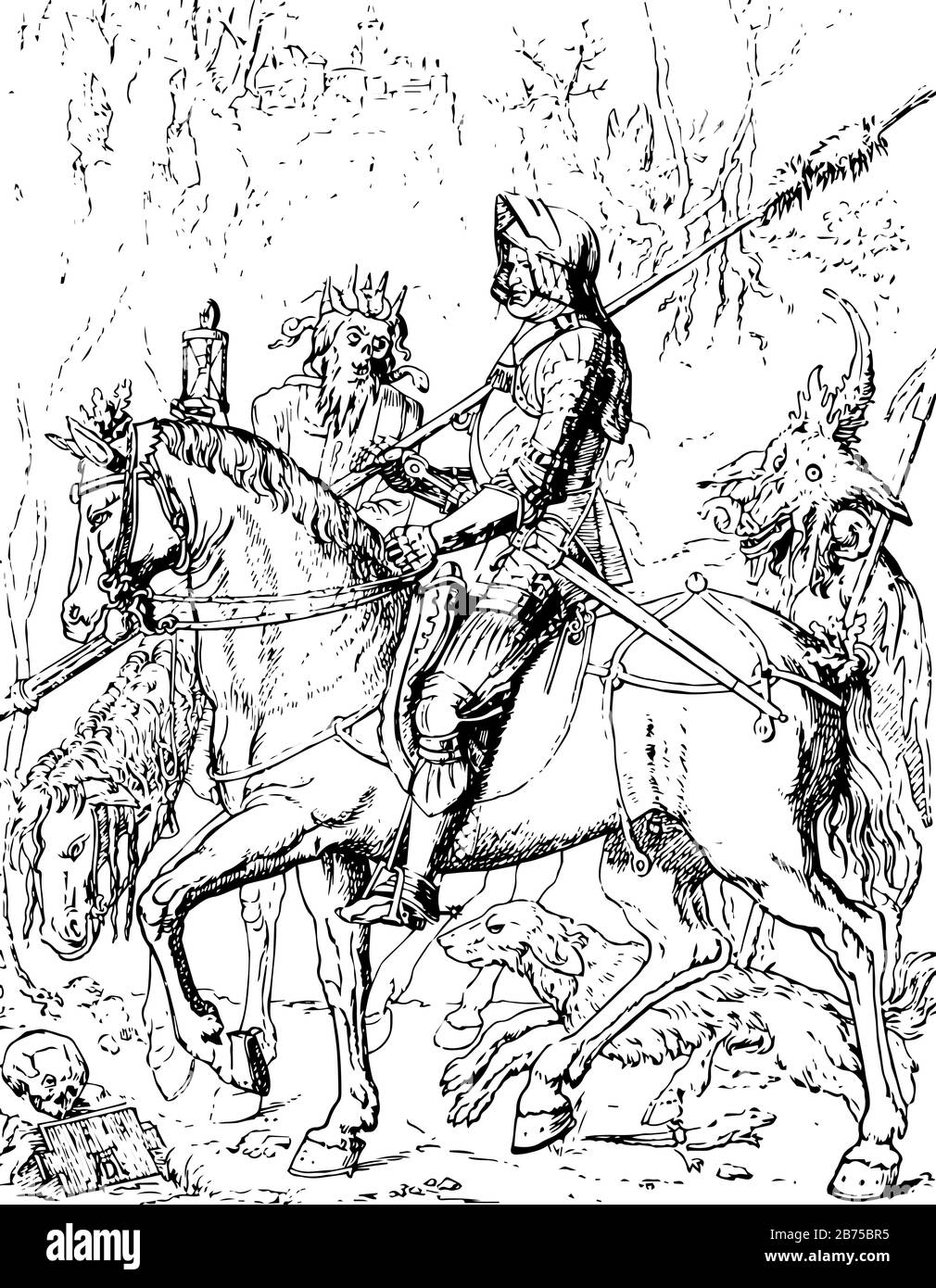 Knight Death And The Devil Tattoo