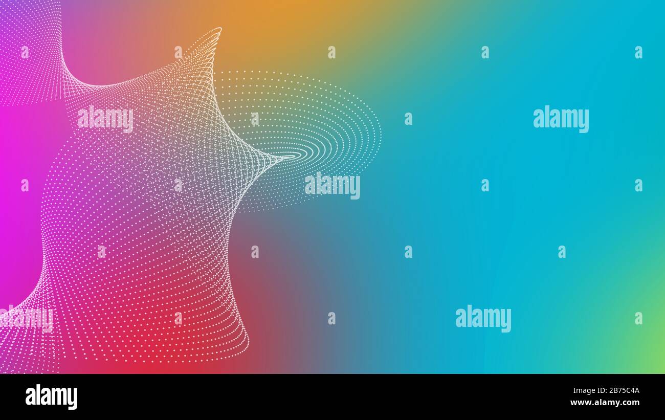 Dotted Wavy Swirls Background | Blurred Background, Digital dotted ...