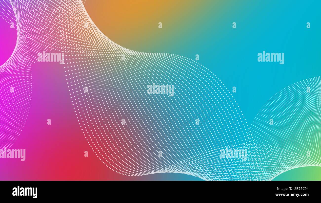 Dotted Wavy Swirls Background | Blurred Background, Digital dotted ...
