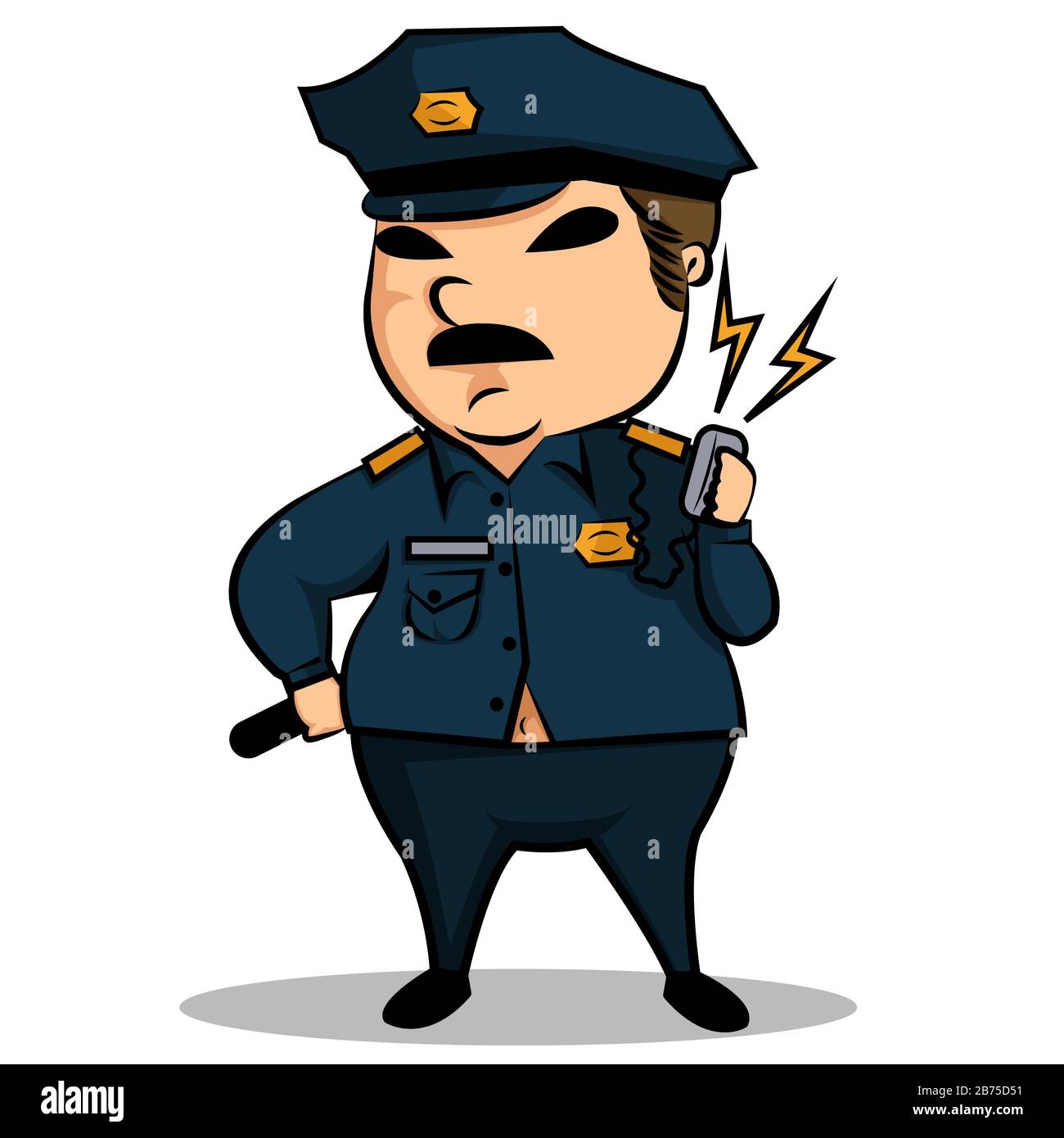 Fat police officer hi-res stock photography and images - Alamy