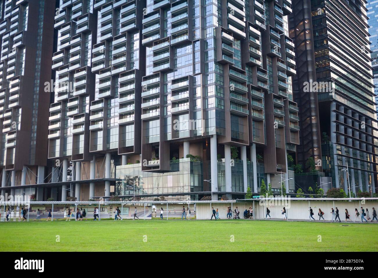 19.10.2018, Singapore, Republic of Singapore, Asia - Marina One is a ...