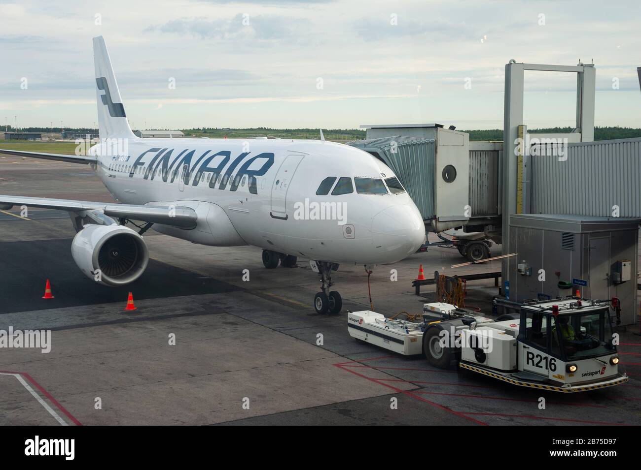 04.06.2018 - Helsinki, Finland, Europe - A Finnair Airbus A319 ...