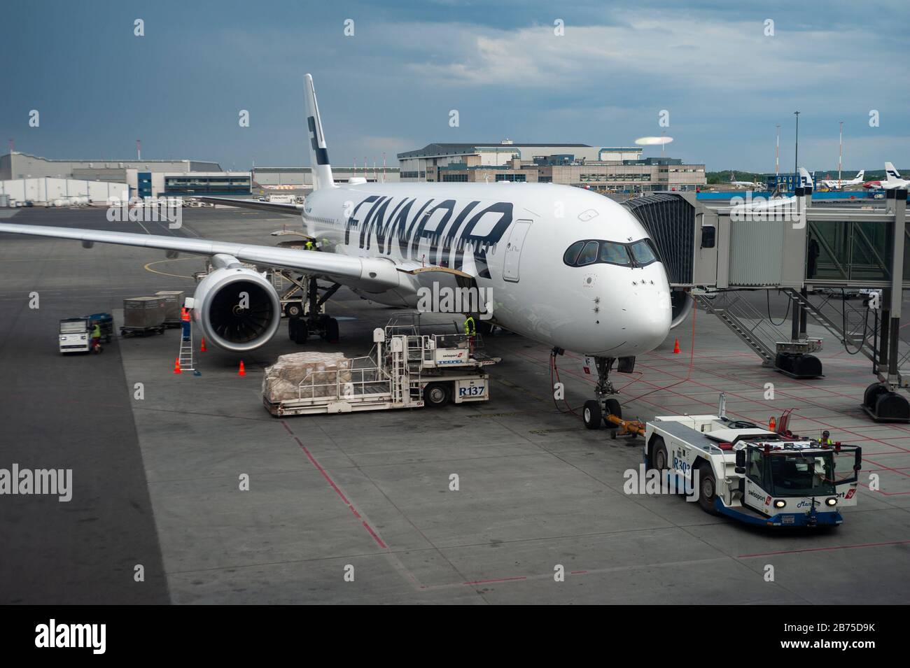 04.06.2018 - Helsinki, Finland, Europe - A Finnair Airbus A350 ...