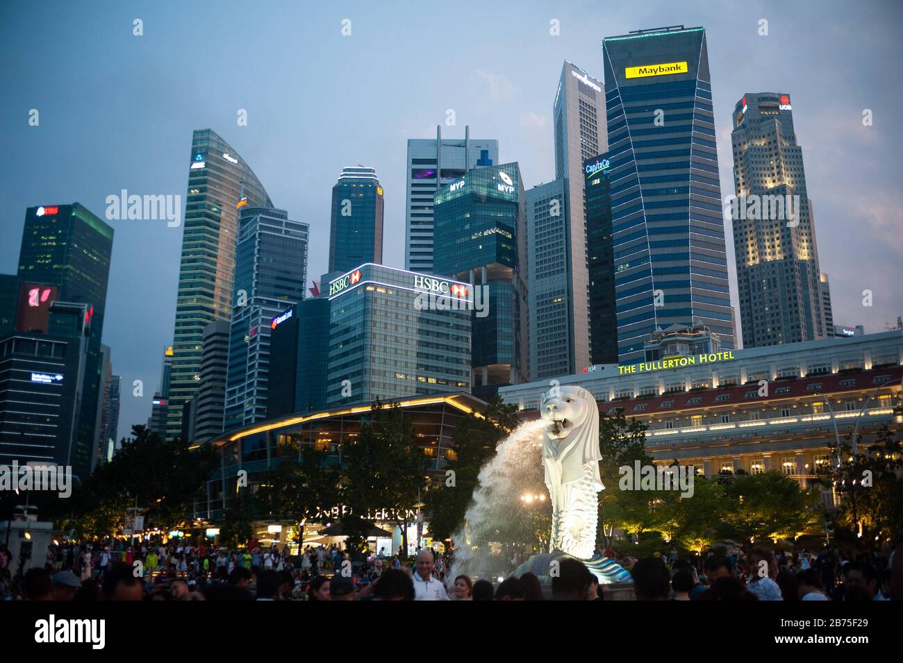 Raffles mascot hi-res stock photography and images - Alamy