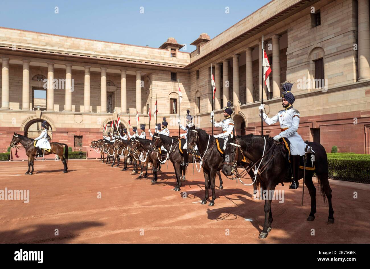 India honour guard hi-res stock photography and images - Alamy
