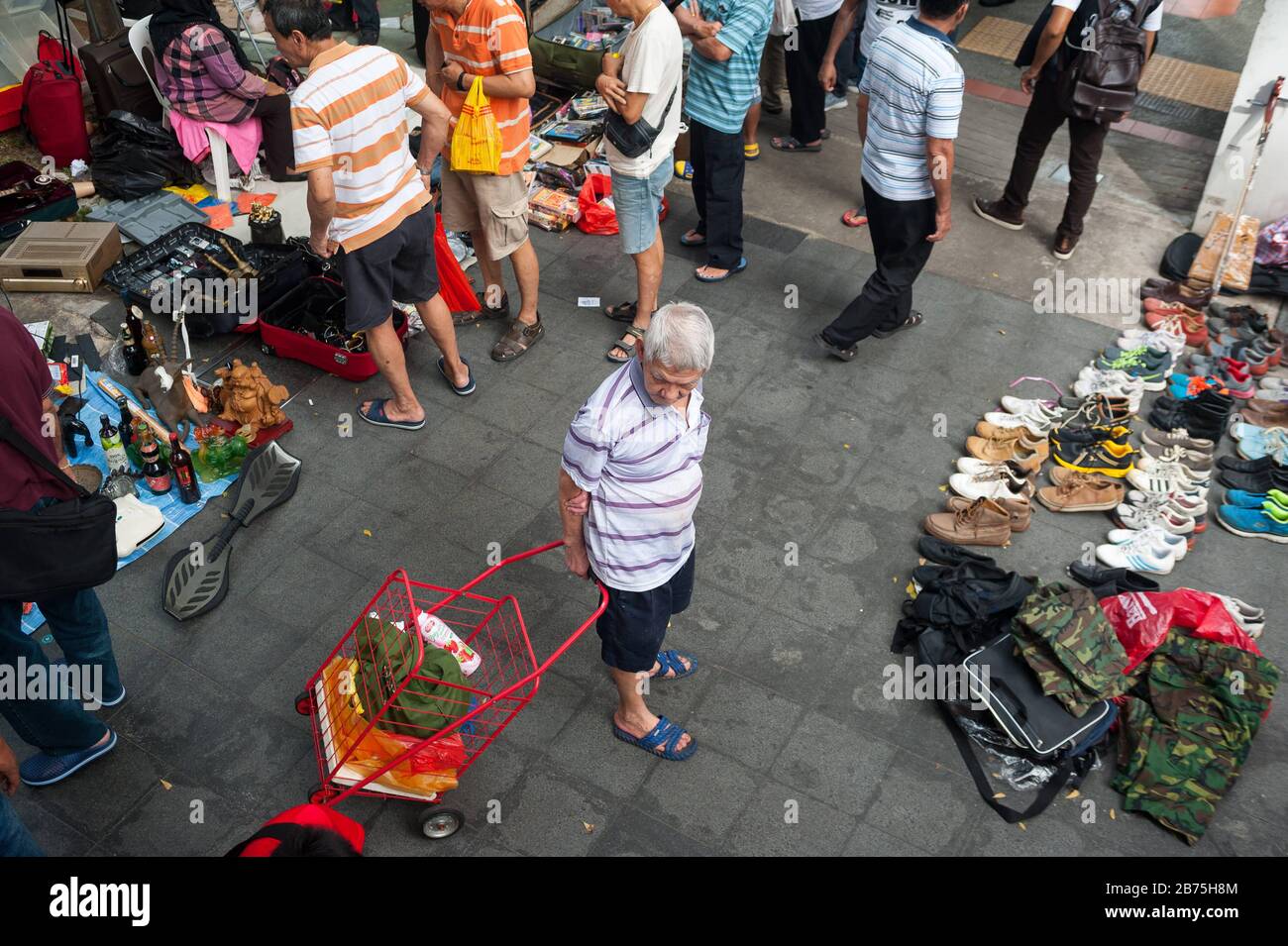 11.03.2018, Singapore, Republic of Singapore, Asia - People cavort at a ...