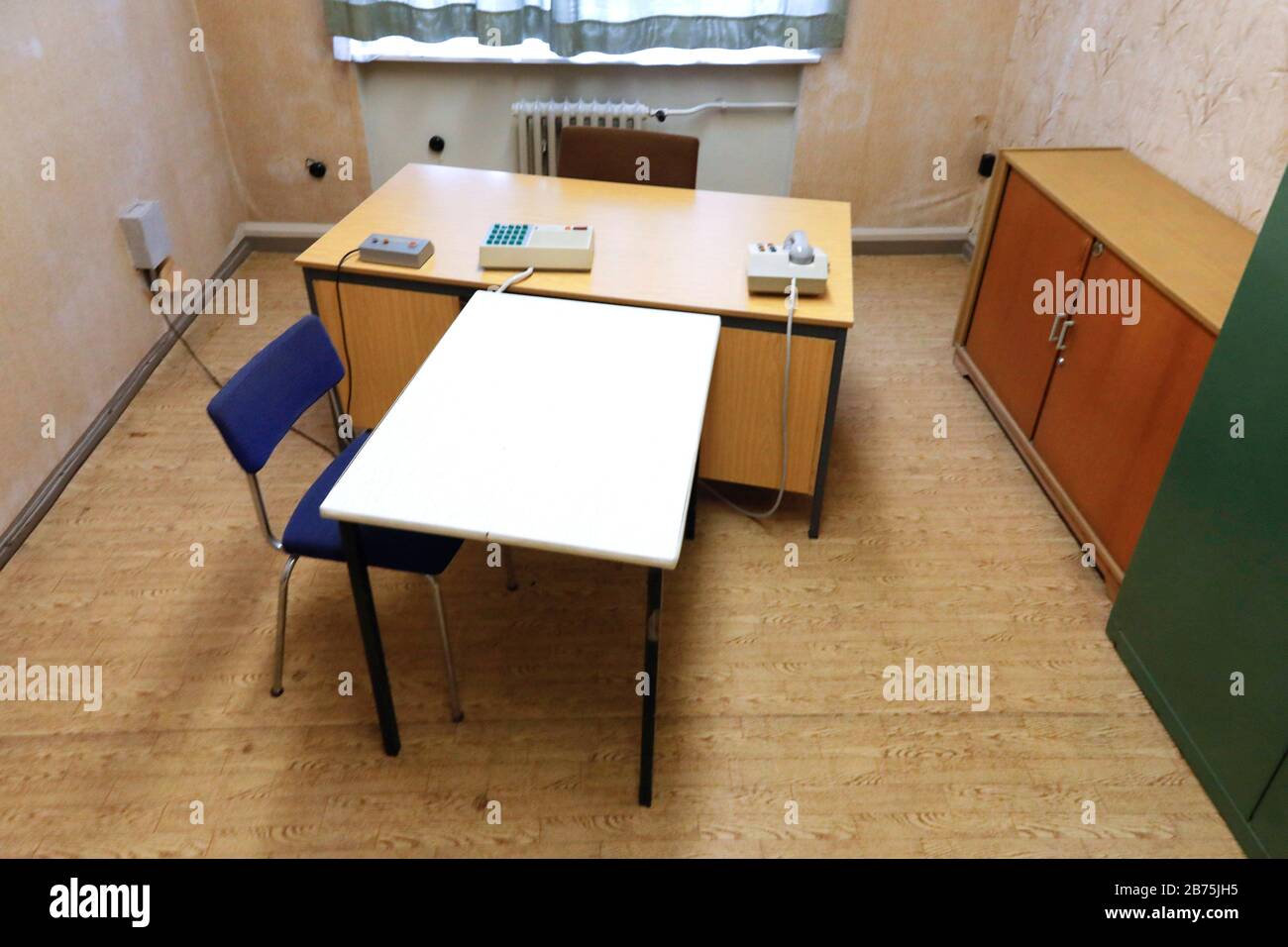View into an interrogation room of the former central prison of the ...