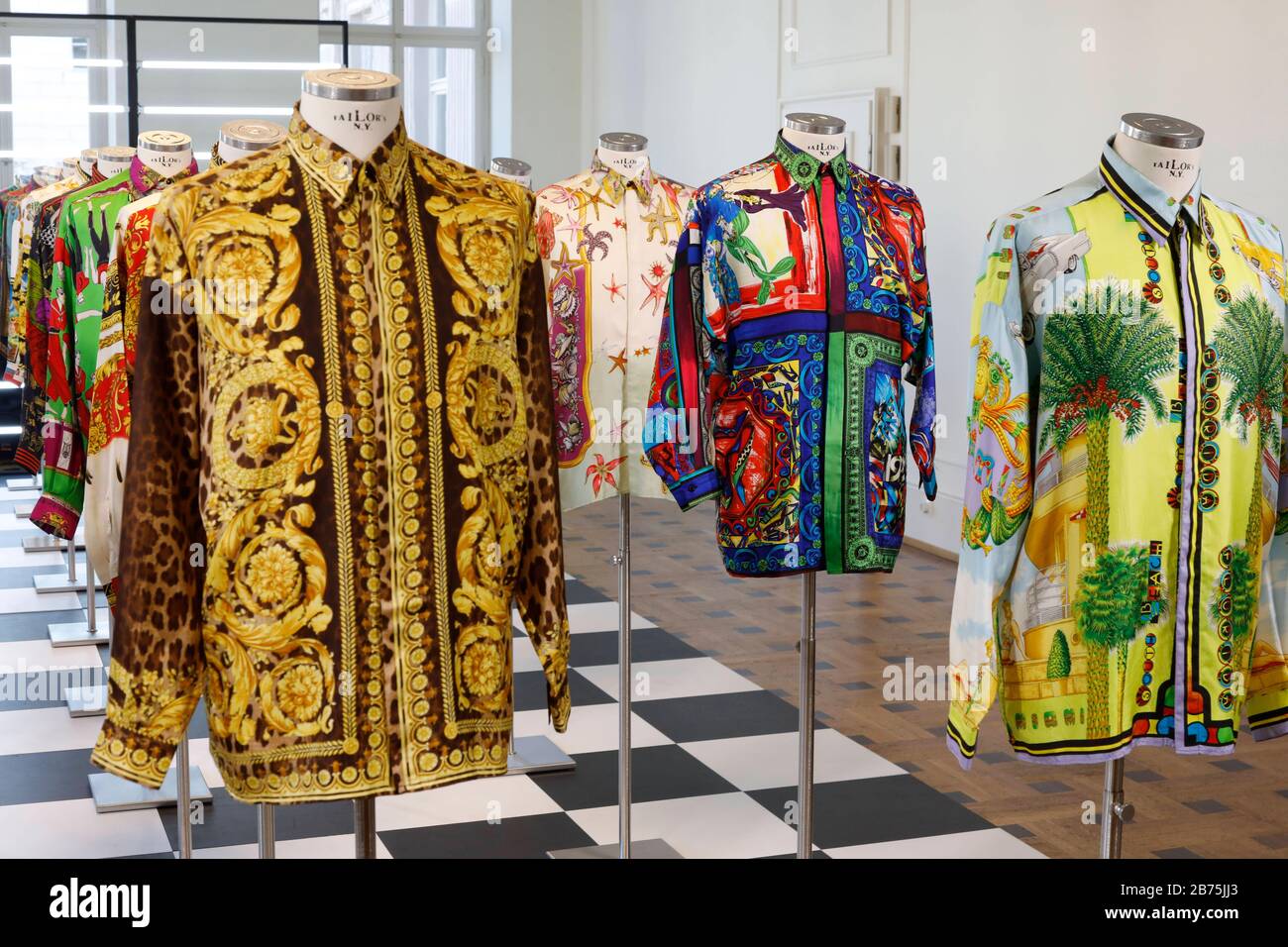 View of the Gianni Versace Retrospective exhibition in Berlin, on 05.02 ...