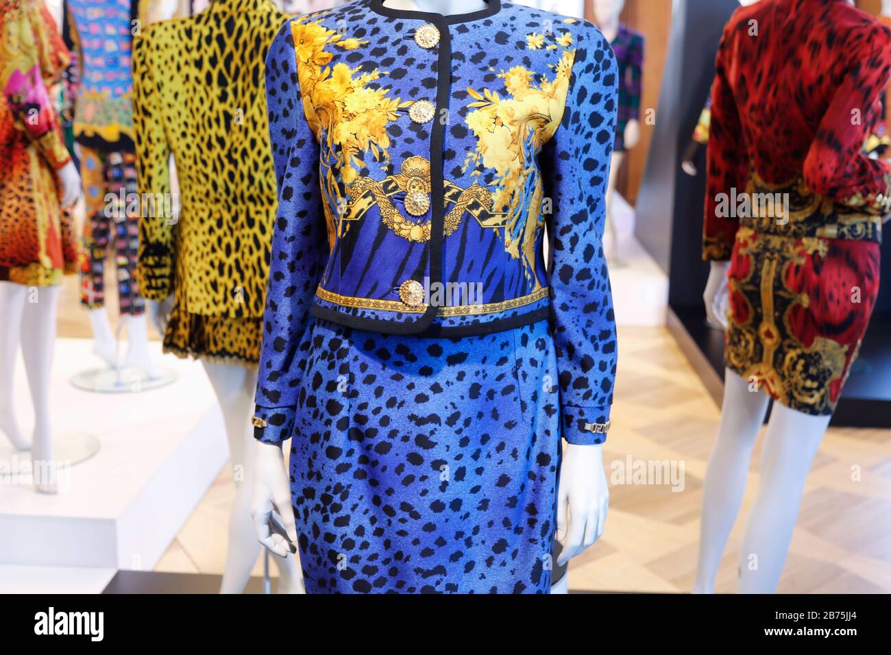 View of the Gianni Versace Retrospective exhibition in Berlin, on 05.02 ...